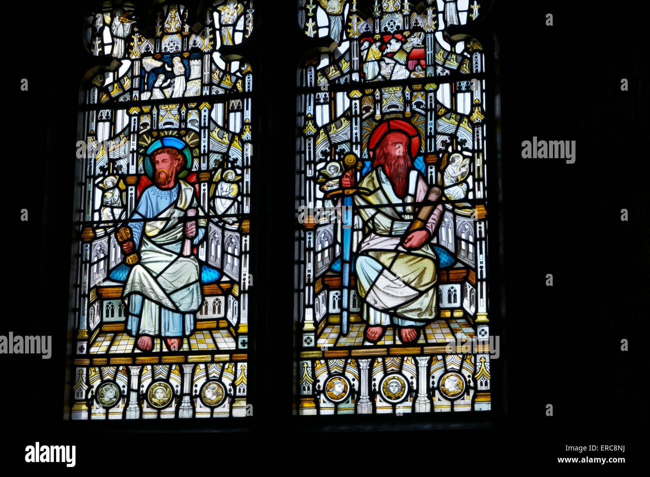 Stained Glass Windows designed by Victorian Architect William Burges ...