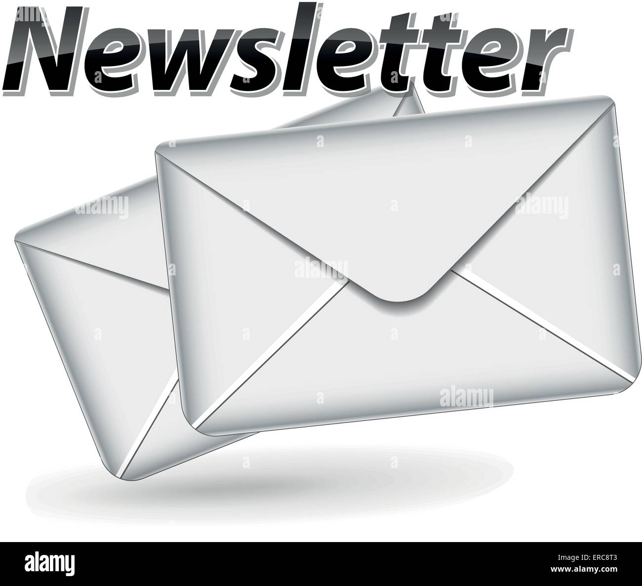 Newsletter icon hi-res stock photography and images - Alamy