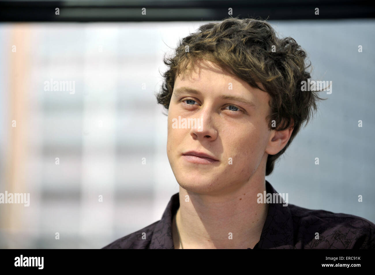 Zlin, South Moravia. 30th May, 2015. British actor George MacKay poses ...