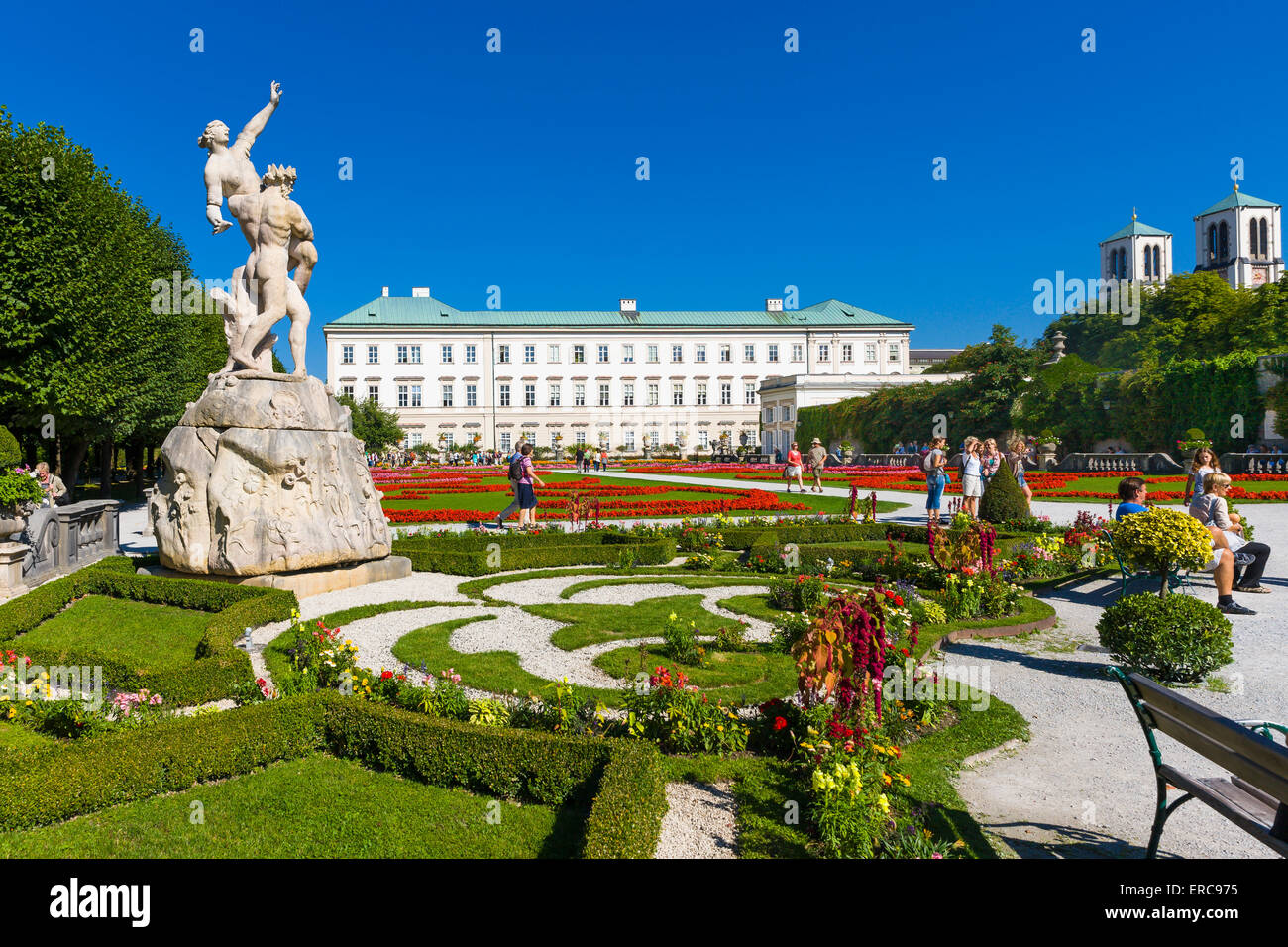 Mirabell Palace and Mirabell Gardens, Salzburg, Austria Stock Photo - Alamy