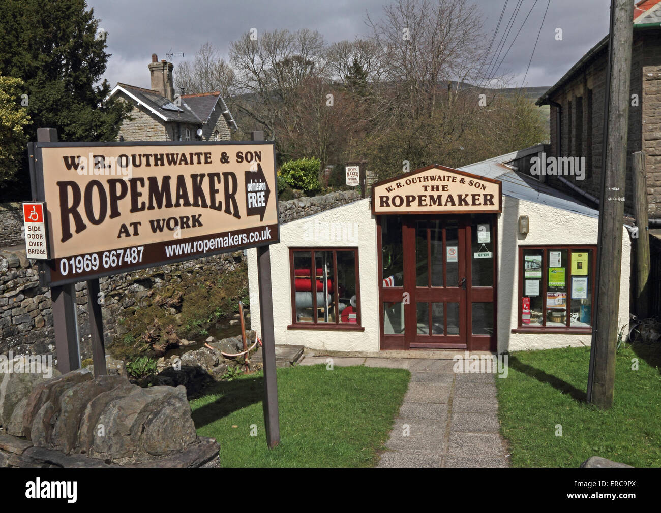 W. R. Outhwaite & Son, Ropemaker, shop in Hawes, North Yorkshire Stock ...