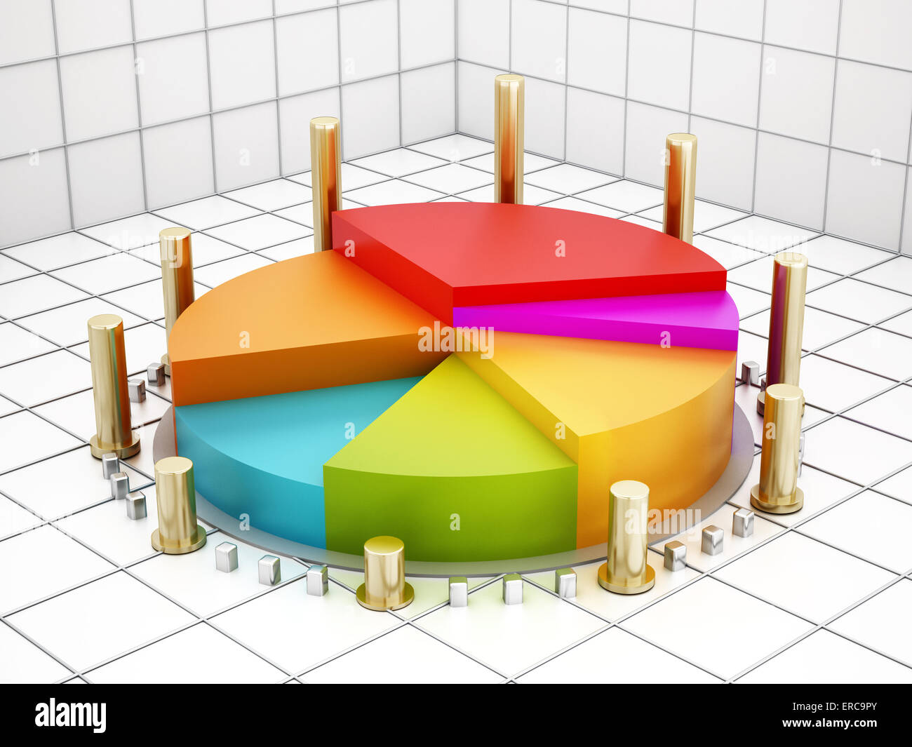Portion pie chart hi-res stock photography and images - Alamy