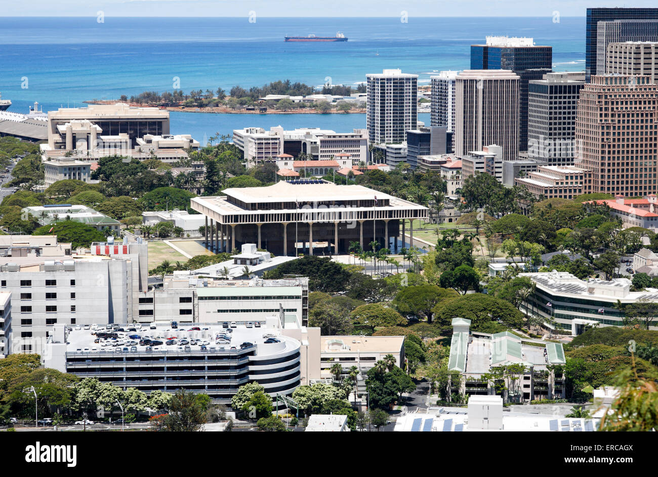 Downtown honolulu hi-res stock photography and images - Alamy