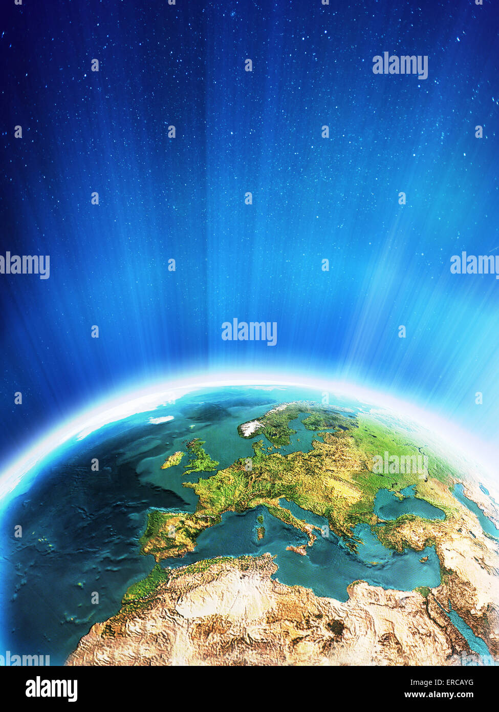 Europe space and earth hi-res stock photography and images - Alamy