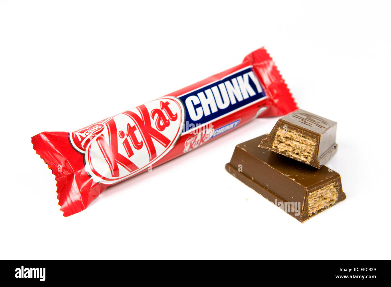 Nestle kitkat chunky white chocolate Cut Out Stock Images & Pictures ...