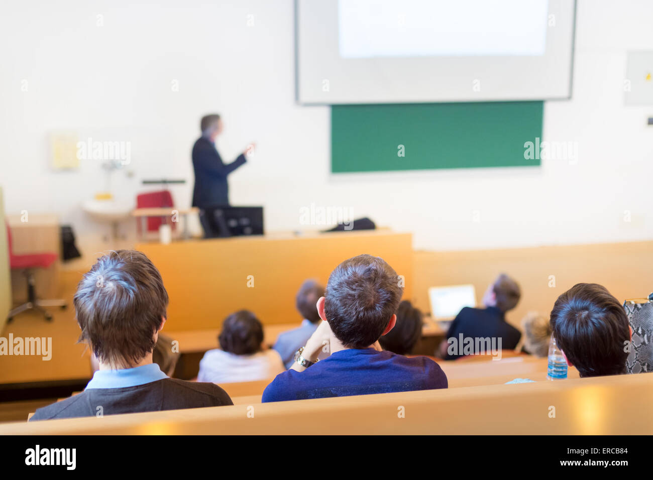 Lecture at university Stock Photo - Alamy