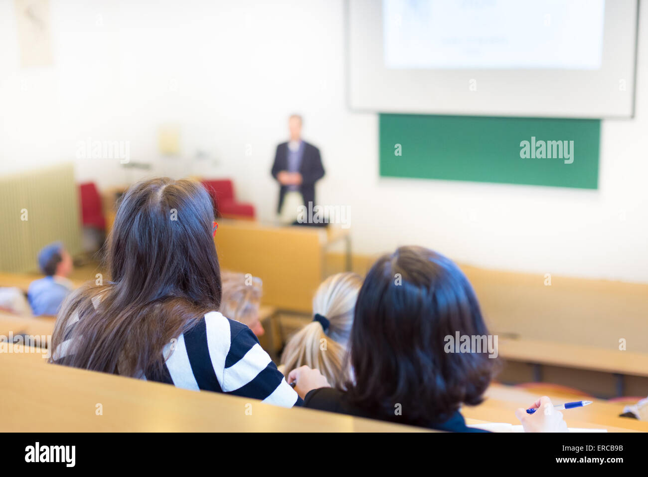 Lecture at university Stock Photo - Alamy
