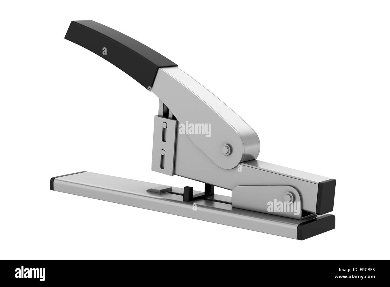 metallic stapler isolated on white background Stock Photo - Alamy