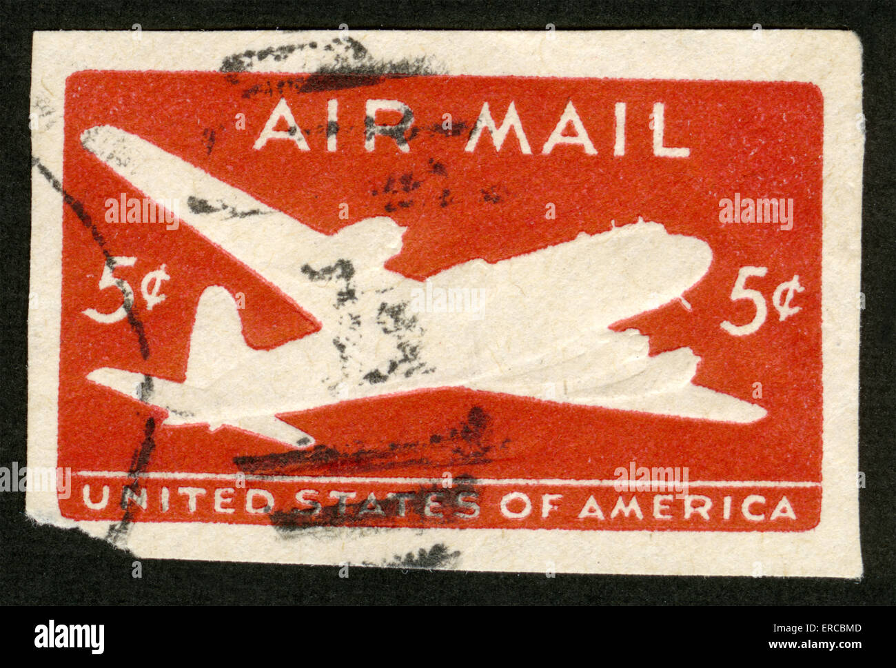Us Postage Stamp Air Mail High Resolution Stock Photography and Images ...