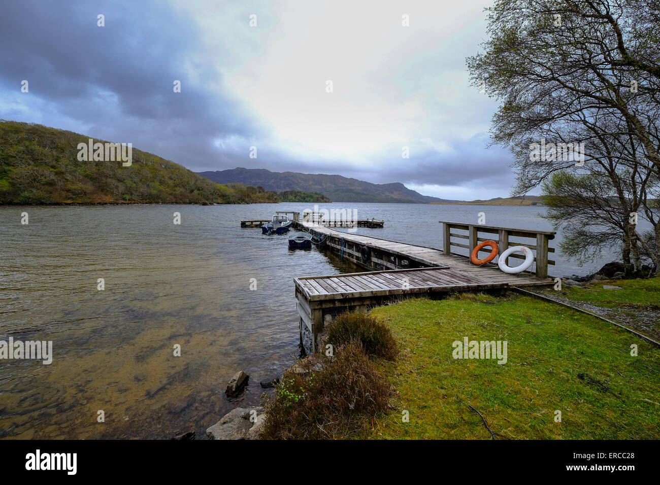 Loch Morar in Scotland Stock Photo - Alamy