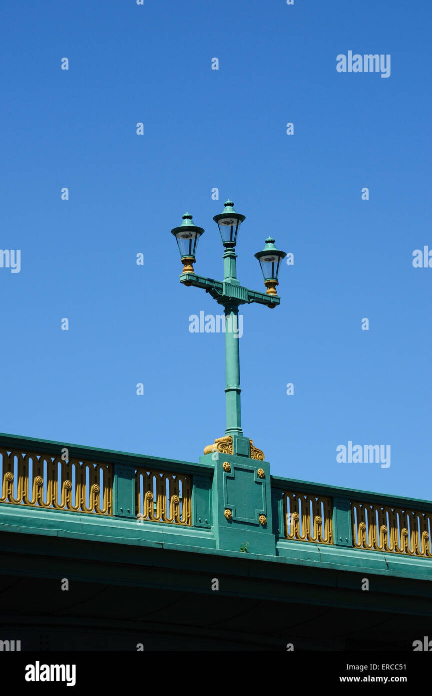 Lamps on Southwark Bridge, London, England, UK Stock Photo - Alamy
