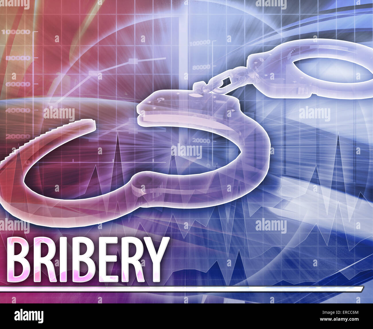 Abstract background digital collage concept illustration bribery crime ...