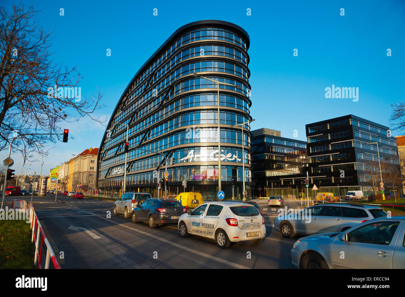 Prague modern office houses hi-res stock photography and images - Alamy
