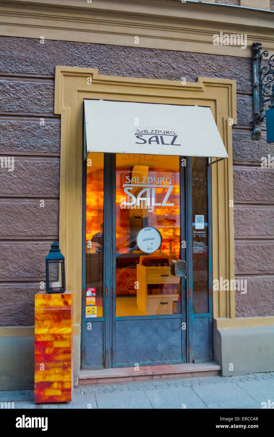 Salzburg Salz, Shop selling local salt products, Altstadt, old town ...