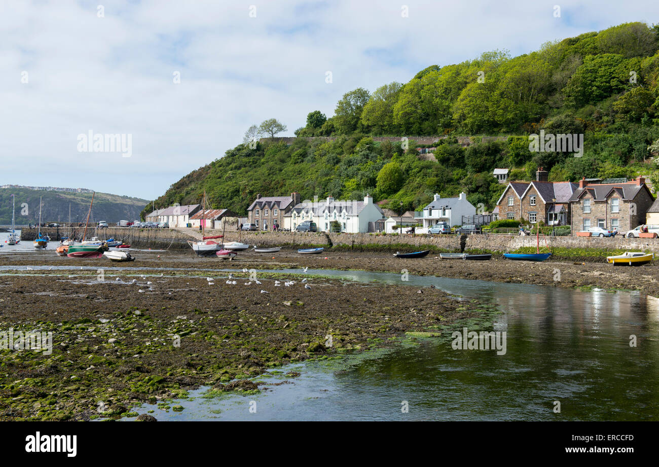 Lower Fishguard, Pembrokeshire Wales Stock Photo - Alamy