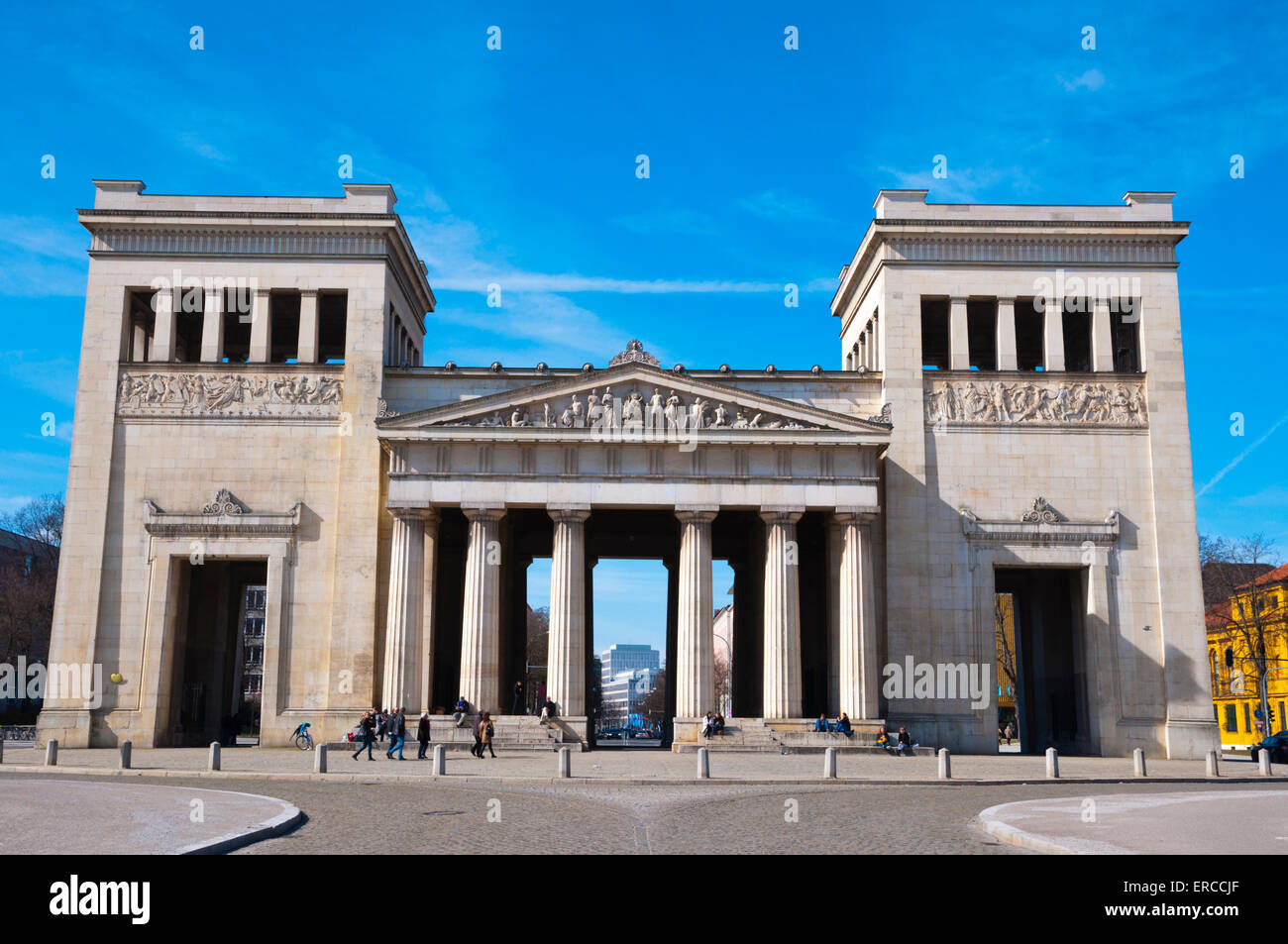 Propyläen, Propylaea (1862), city gate, Königsplatz, Maxvorstadt ...