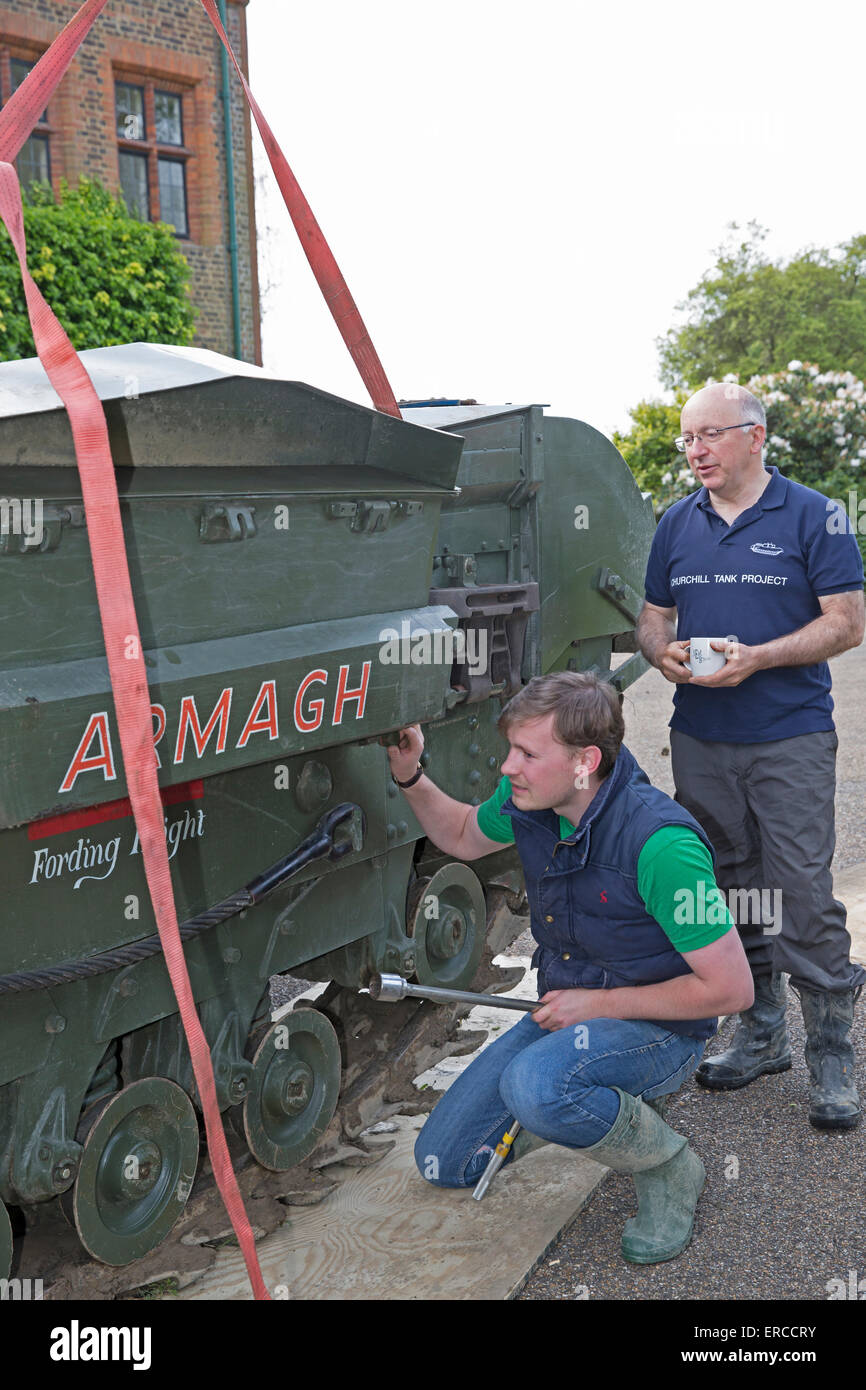 Churchill tank engine hi-res stock photography and images - Alamy