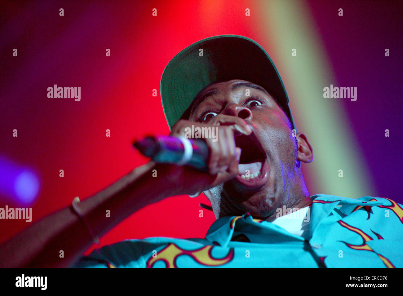 Barcelona, Spain. 29th May, 2015. US rapper Tyler, The Creator performs ...