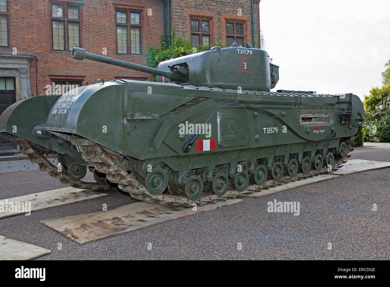 Westerham, UK,1st June 2015, A working World War two tank arrives at ...