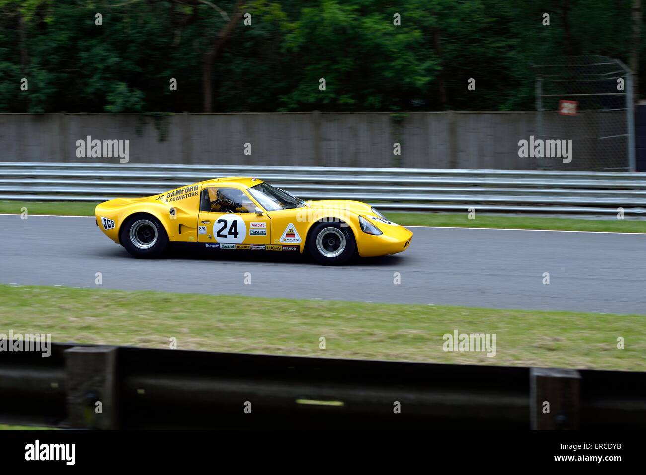Brands Hatch Historic masters classic car auto racing Stock Photo - Alamy