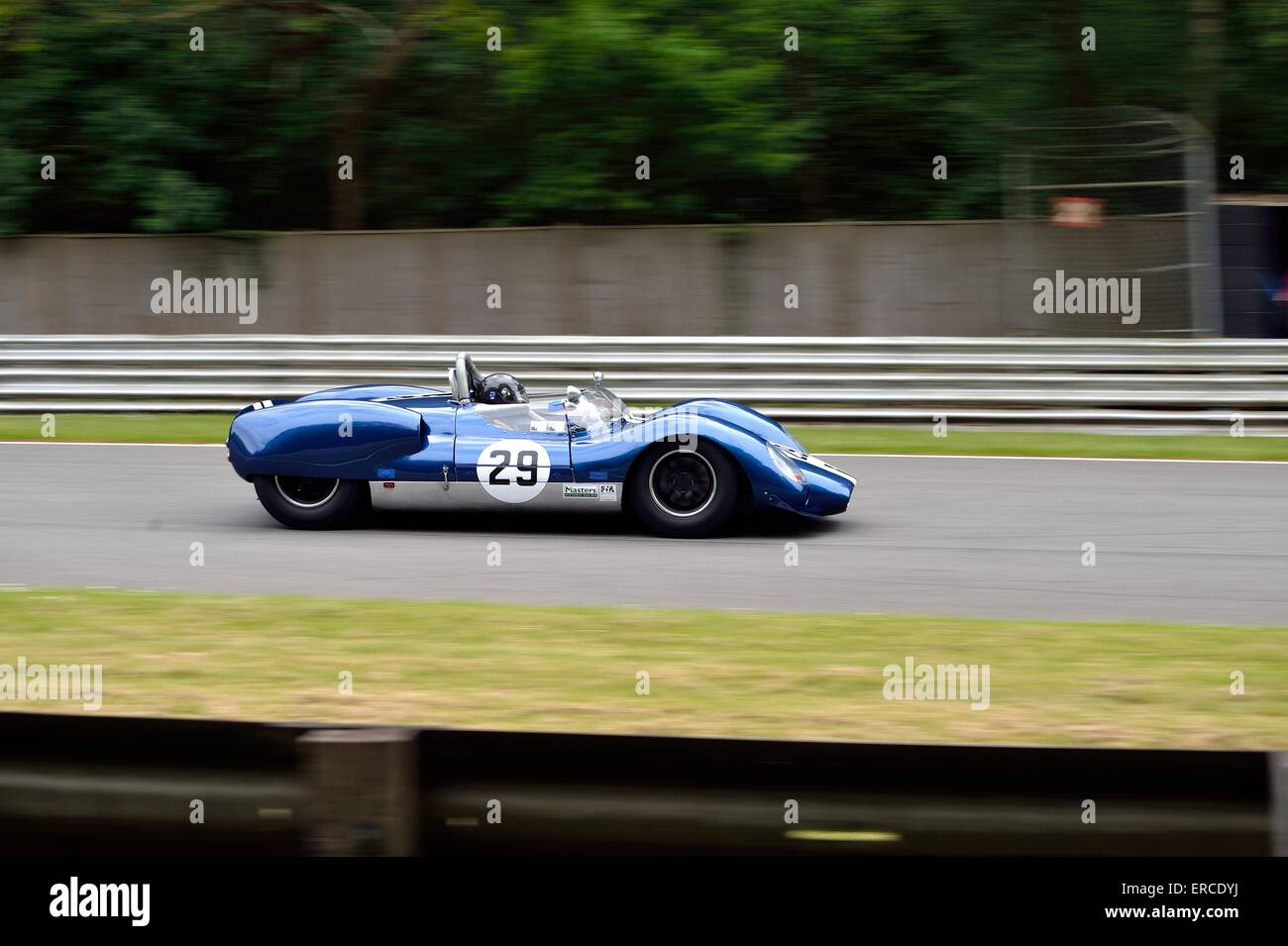 Brands Hatch Historic masters classic car auto racing Stock Photo - Alamy