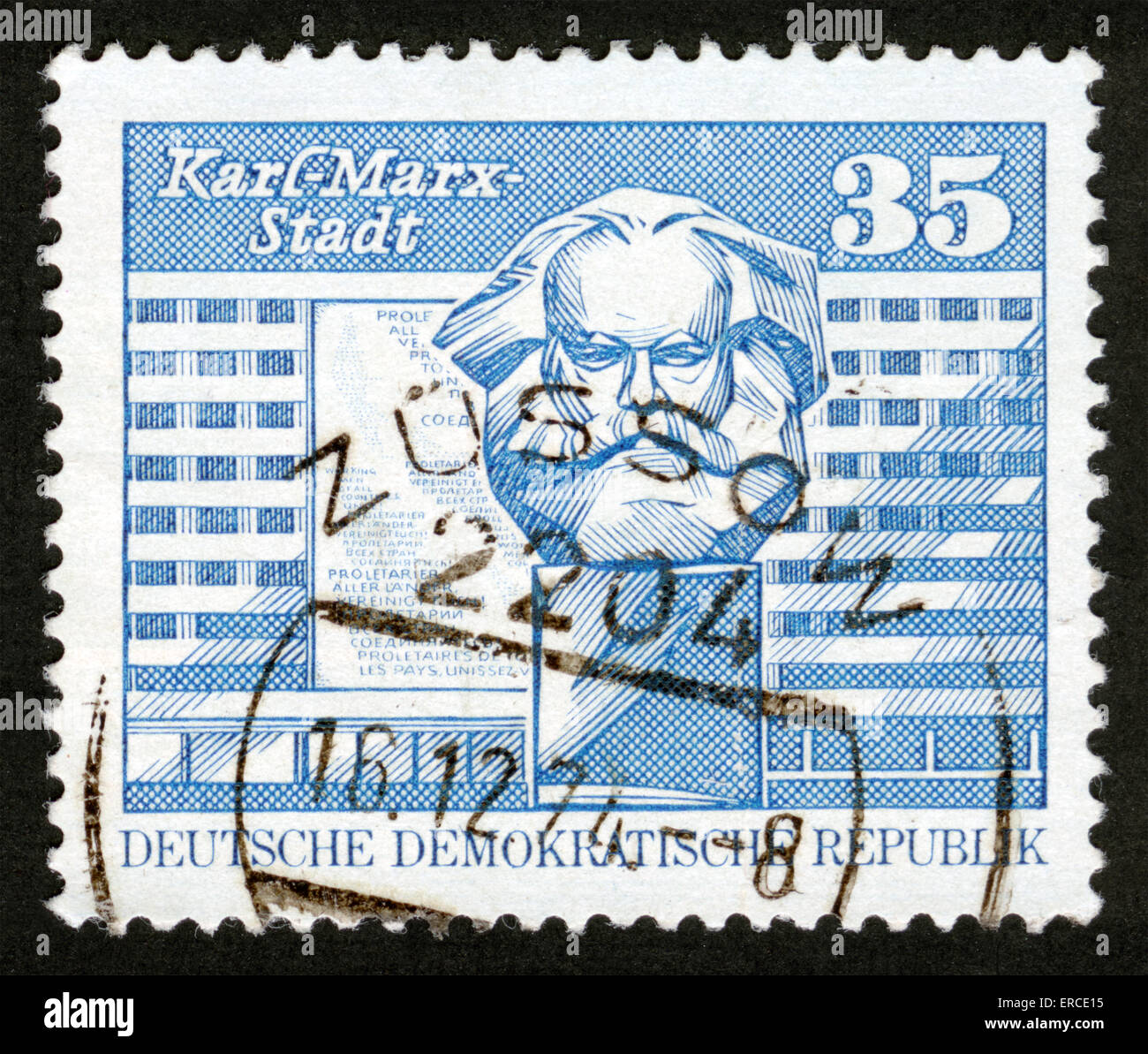 Karl marx postcard hi-res stock photography and images - Alamy