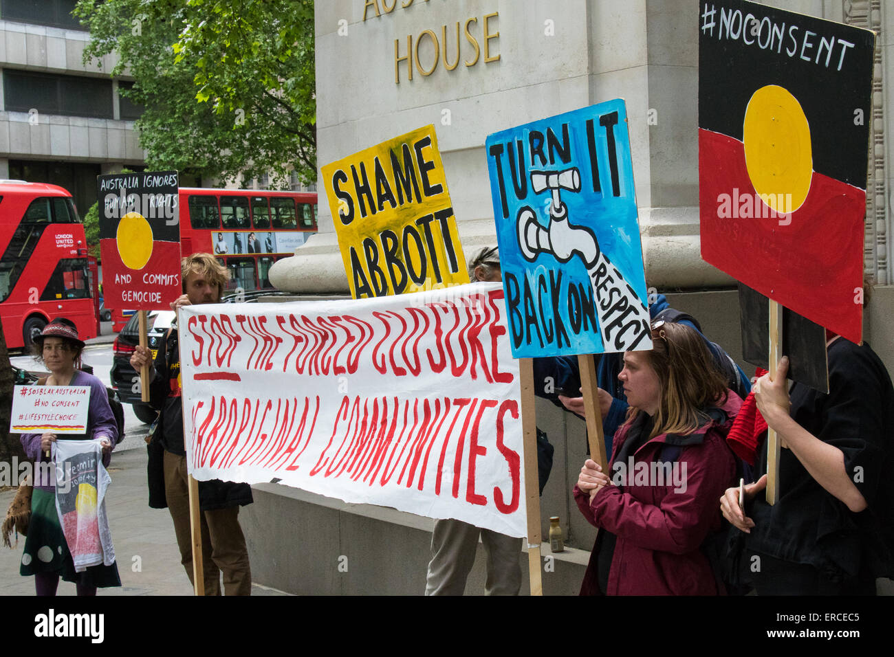 Australian High Commission, London, June 1st 2015. Aboriginal rights ...