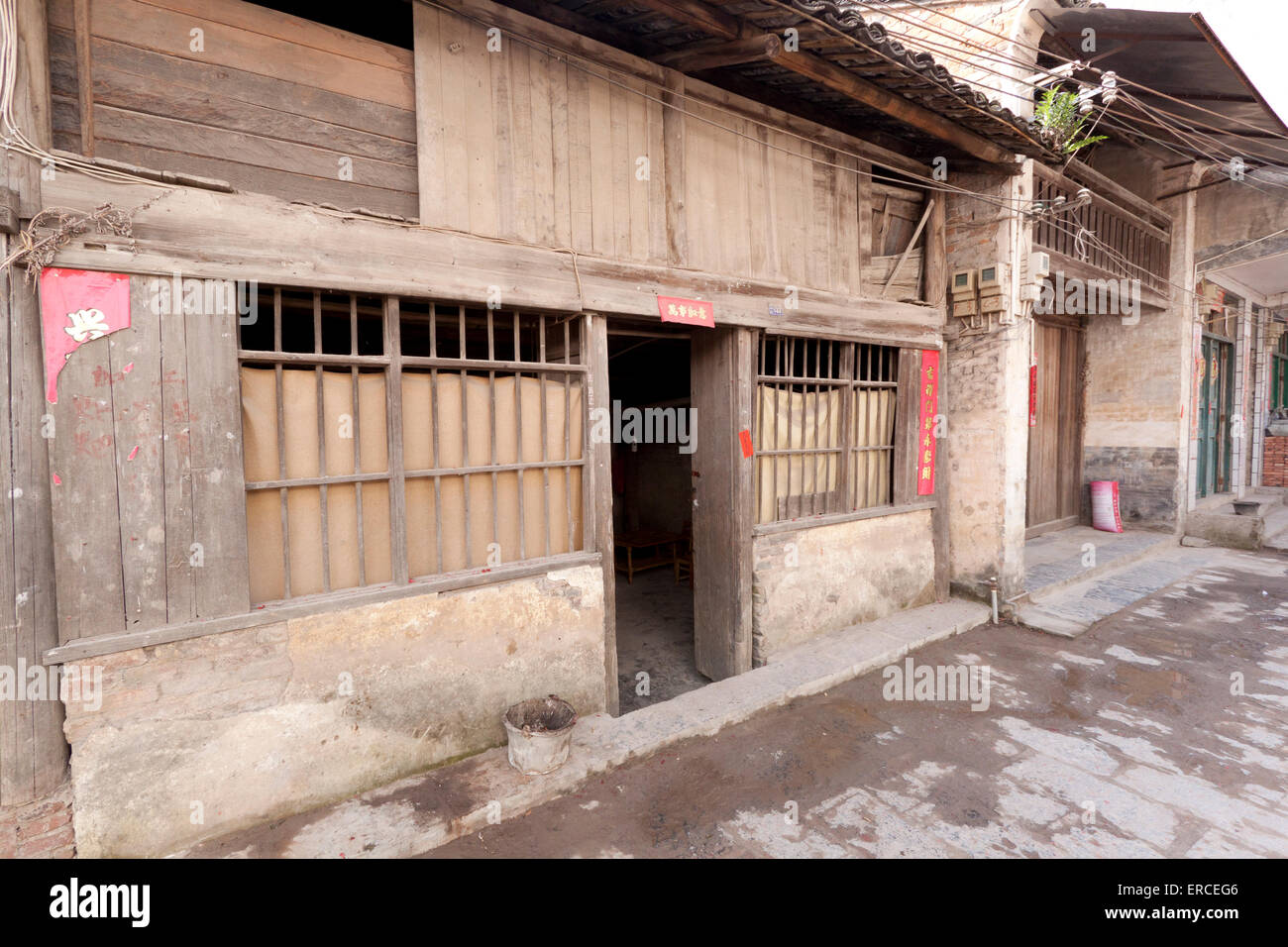 Old shop front in china Stock Photo - Alamy