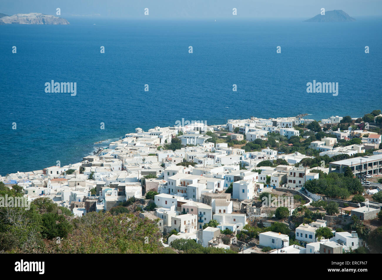 Mandraki village, island of Nisyros, Dodecanese, Greece Stock Photo - Alamy
