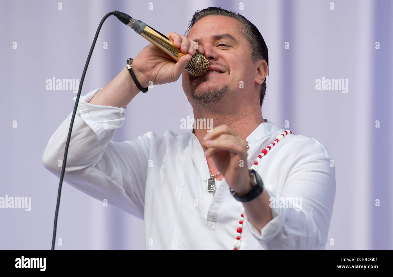 US singer Mike Patton of the US band Faith No More performs on stage ...