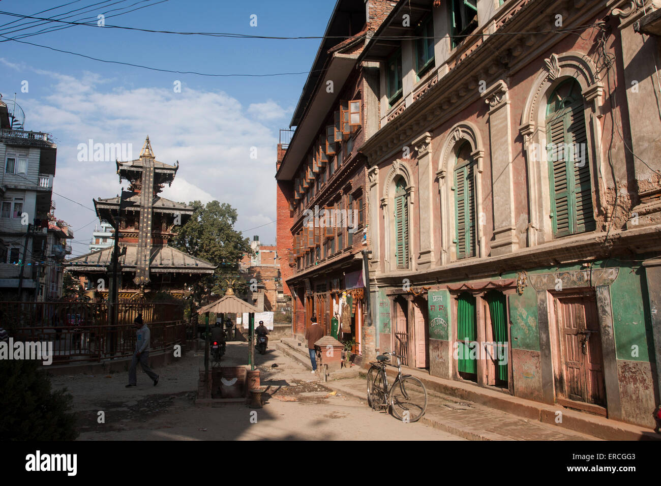 Patan's street scene Stock Photo - Alamy