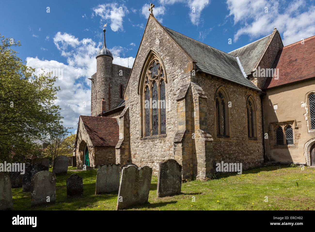The Parish church of St Peter and St Paul, Yalding, Kent, England, UK ...