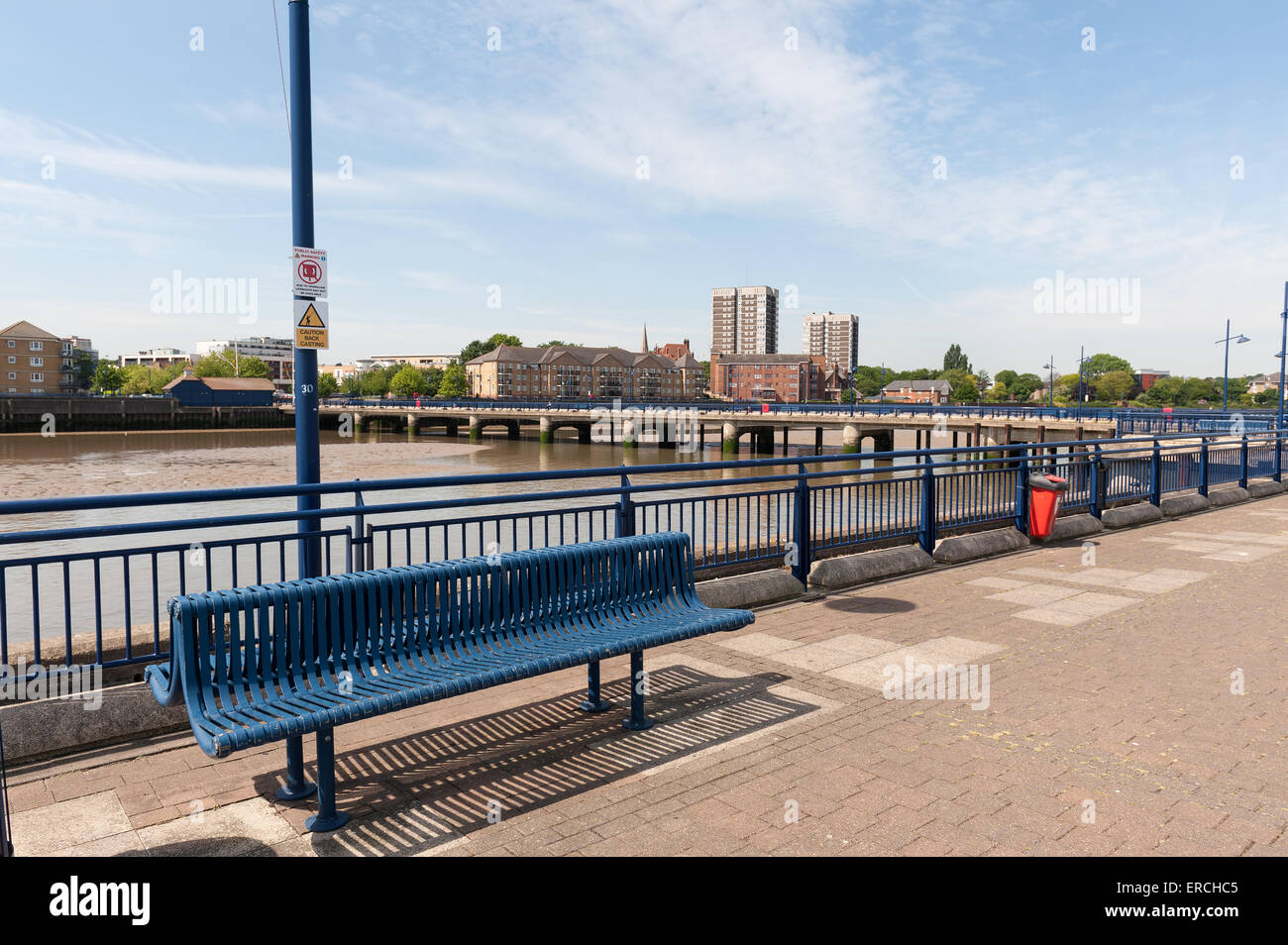 River Thames longest pier at Erith once home to a railway now ...
