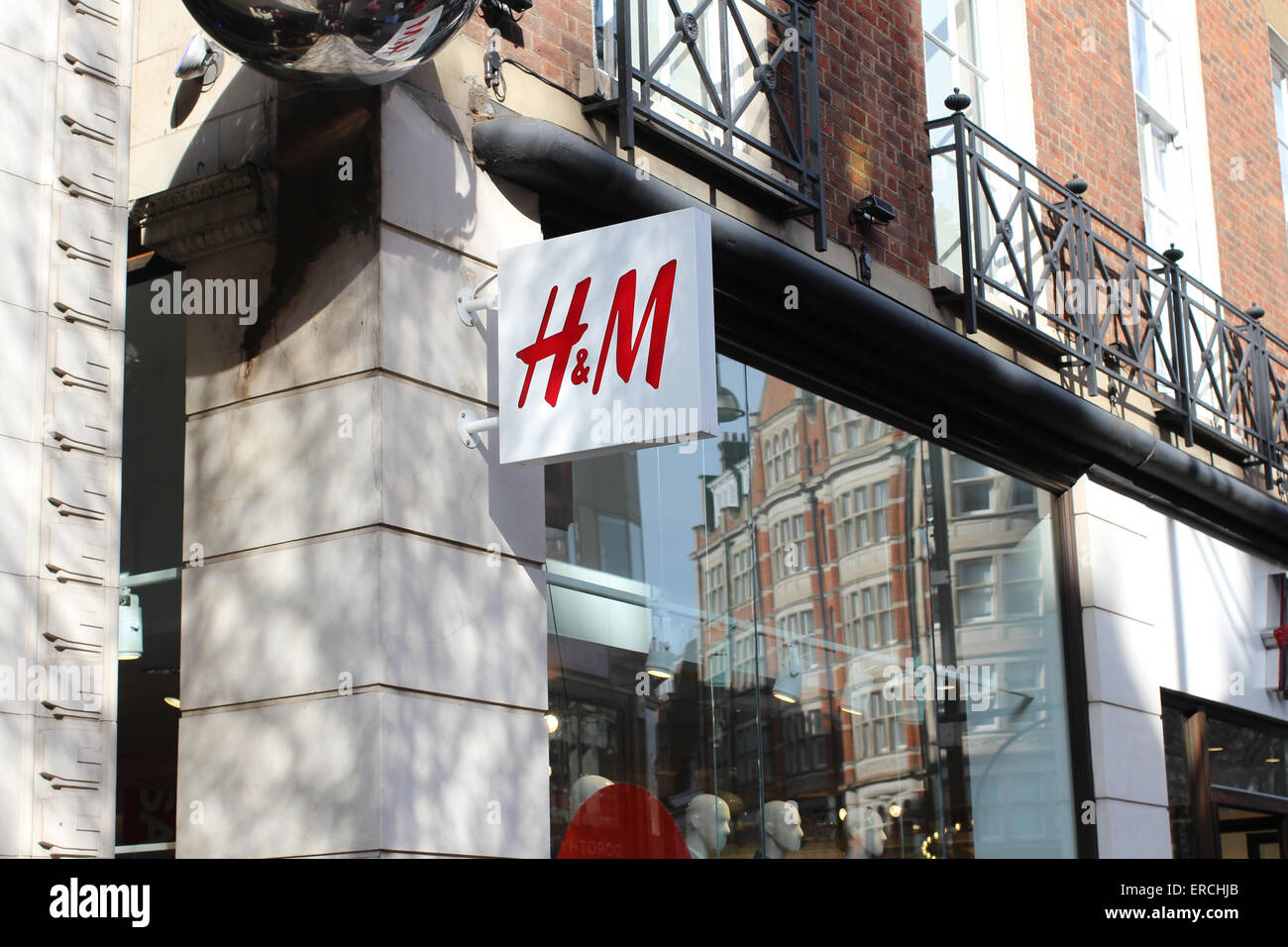 H&M shop sign Stock Photo - Alamy