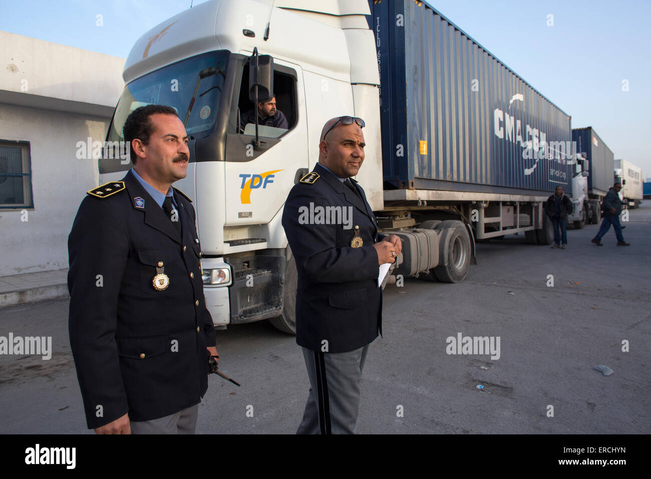 Customs truck hi-res stock photography and images - Alamy