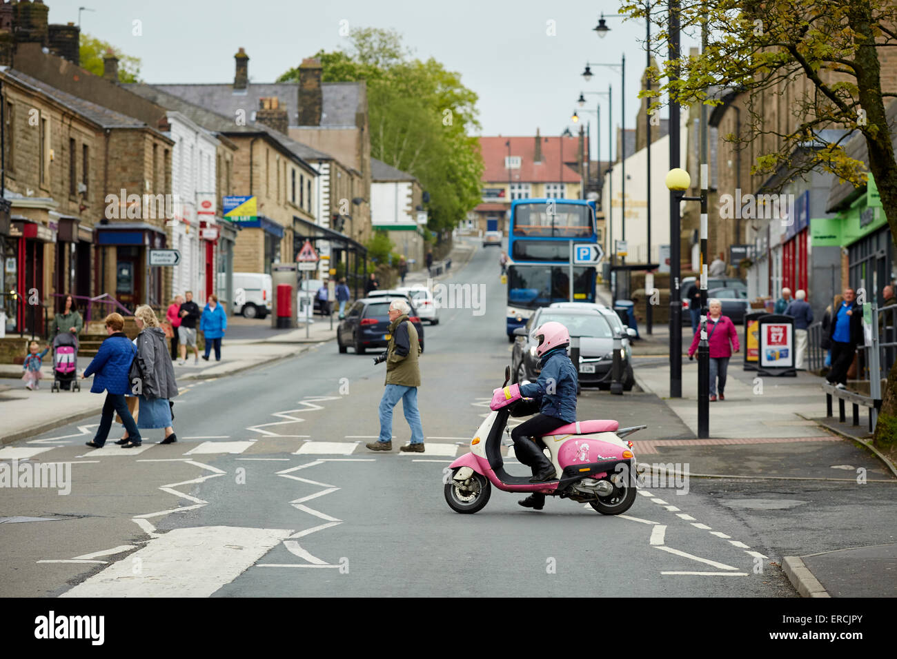 Long ridge town and civil parish in the borough of Ribble Valley in ...