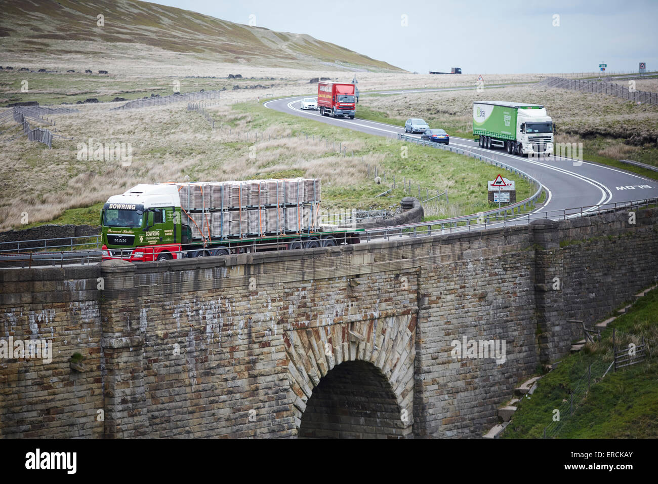 A628 Woodhead Pass Connecting Manchester With Barnsley And Sheffield And The M1 Motorway