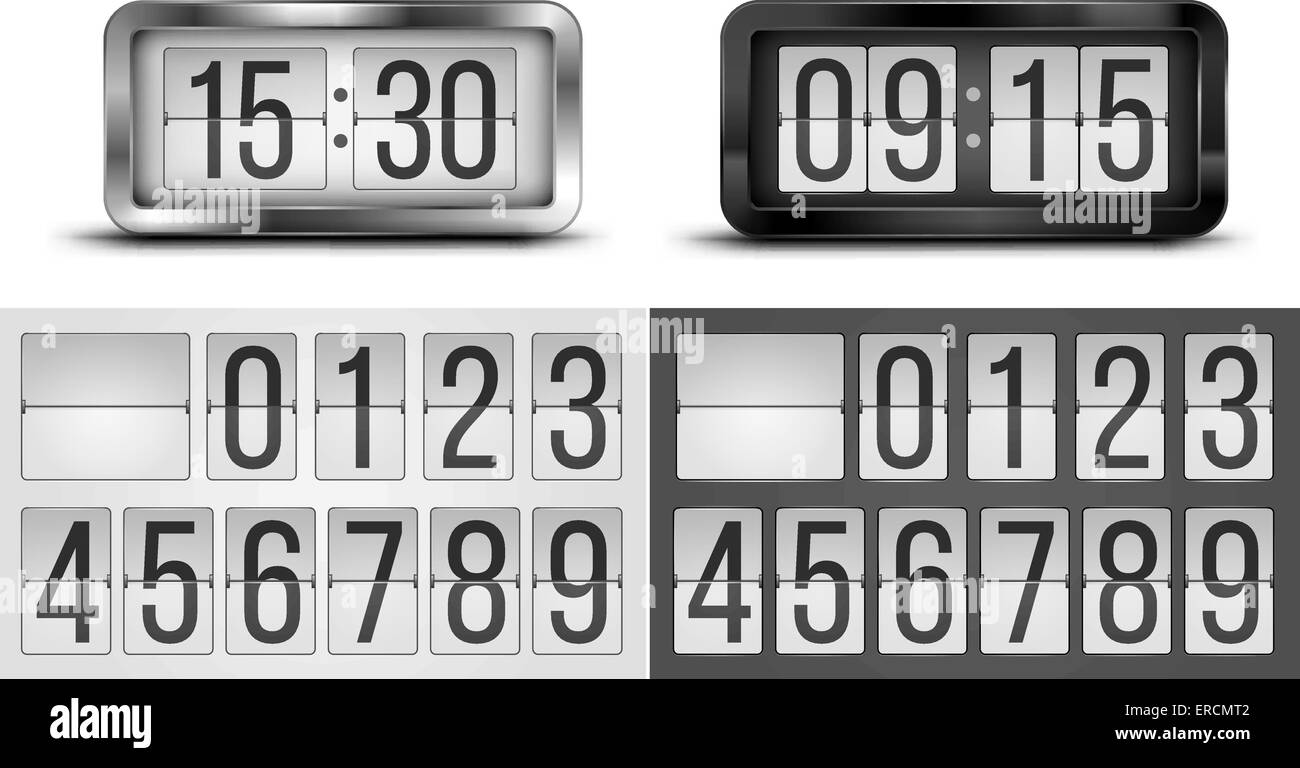 Clocks and watches Stock Vector Images - Alamy