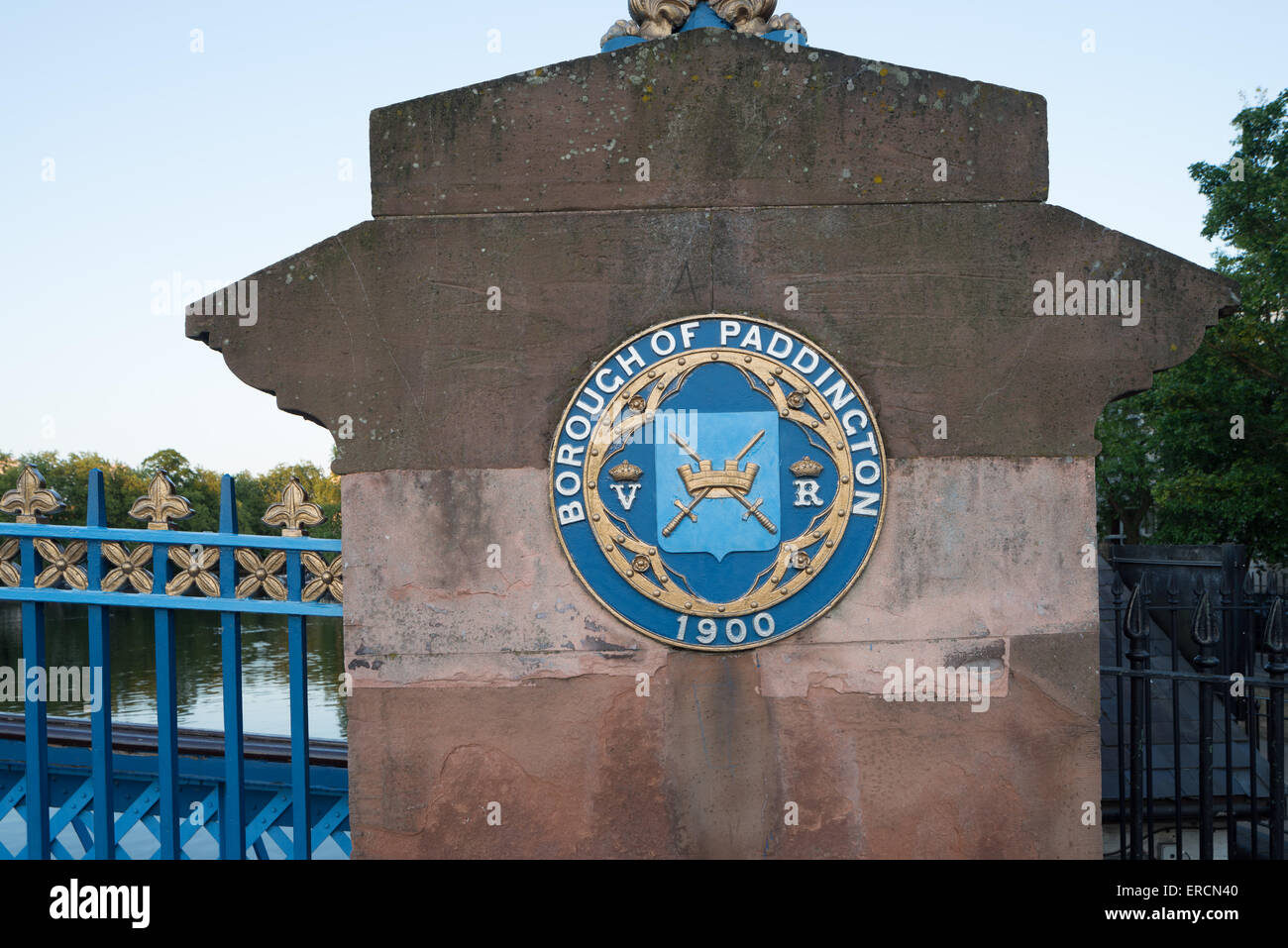 Borough of Paddington Bridge, Westminster, London England Stock Photo ...