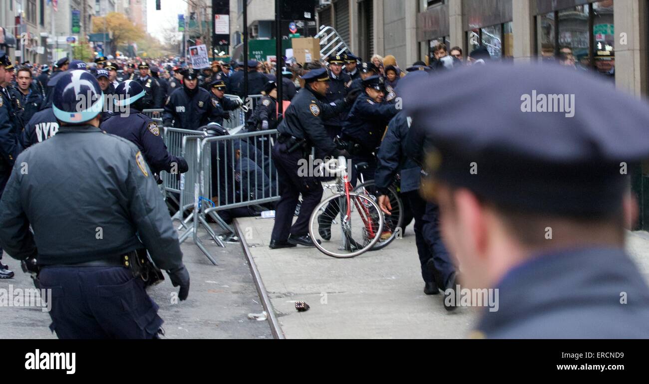 #Stoptheparade New York City protest Featuring: Atmosphere Where: New ...