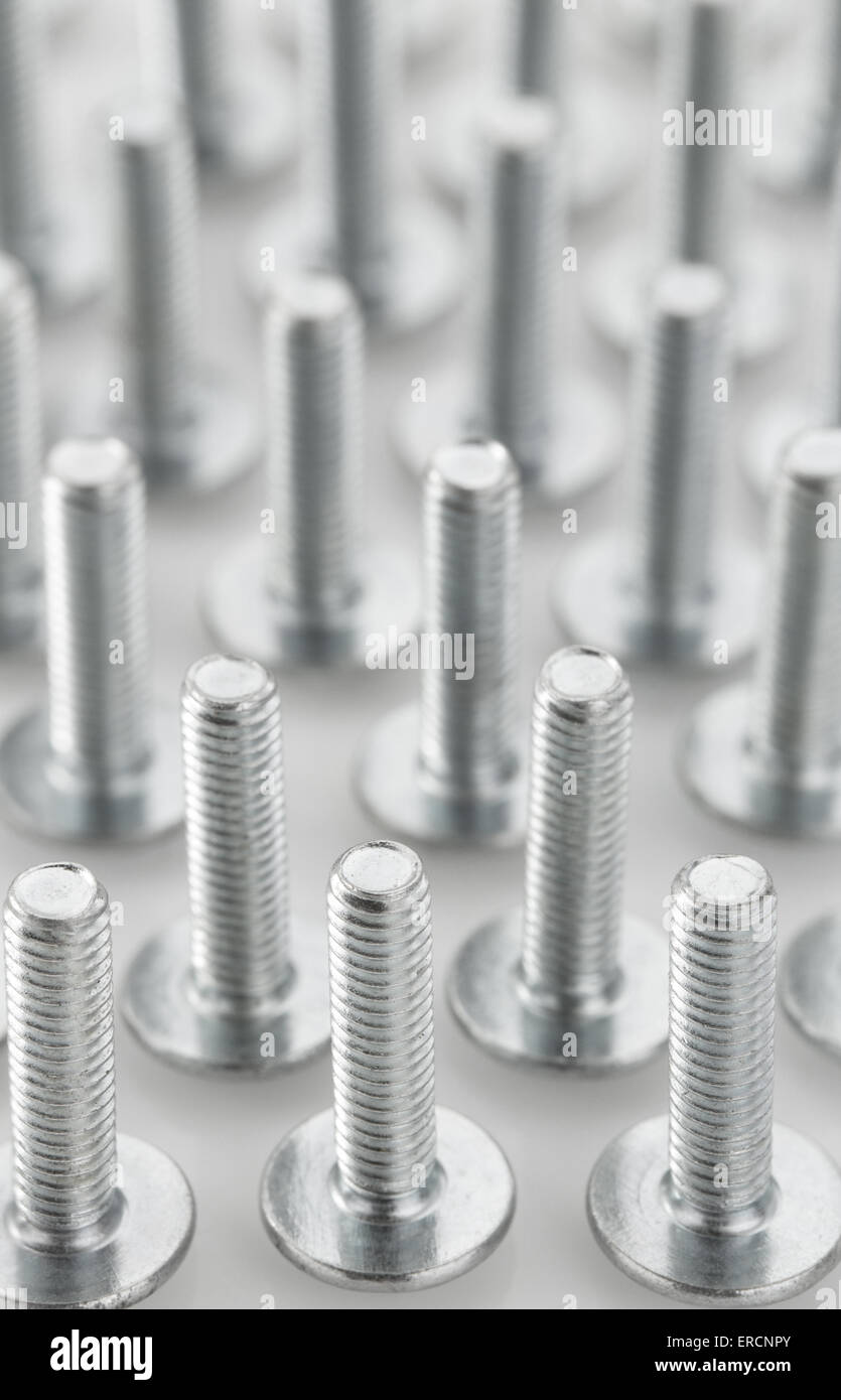 metal bolts tool on white background Stock Photo - Alamy