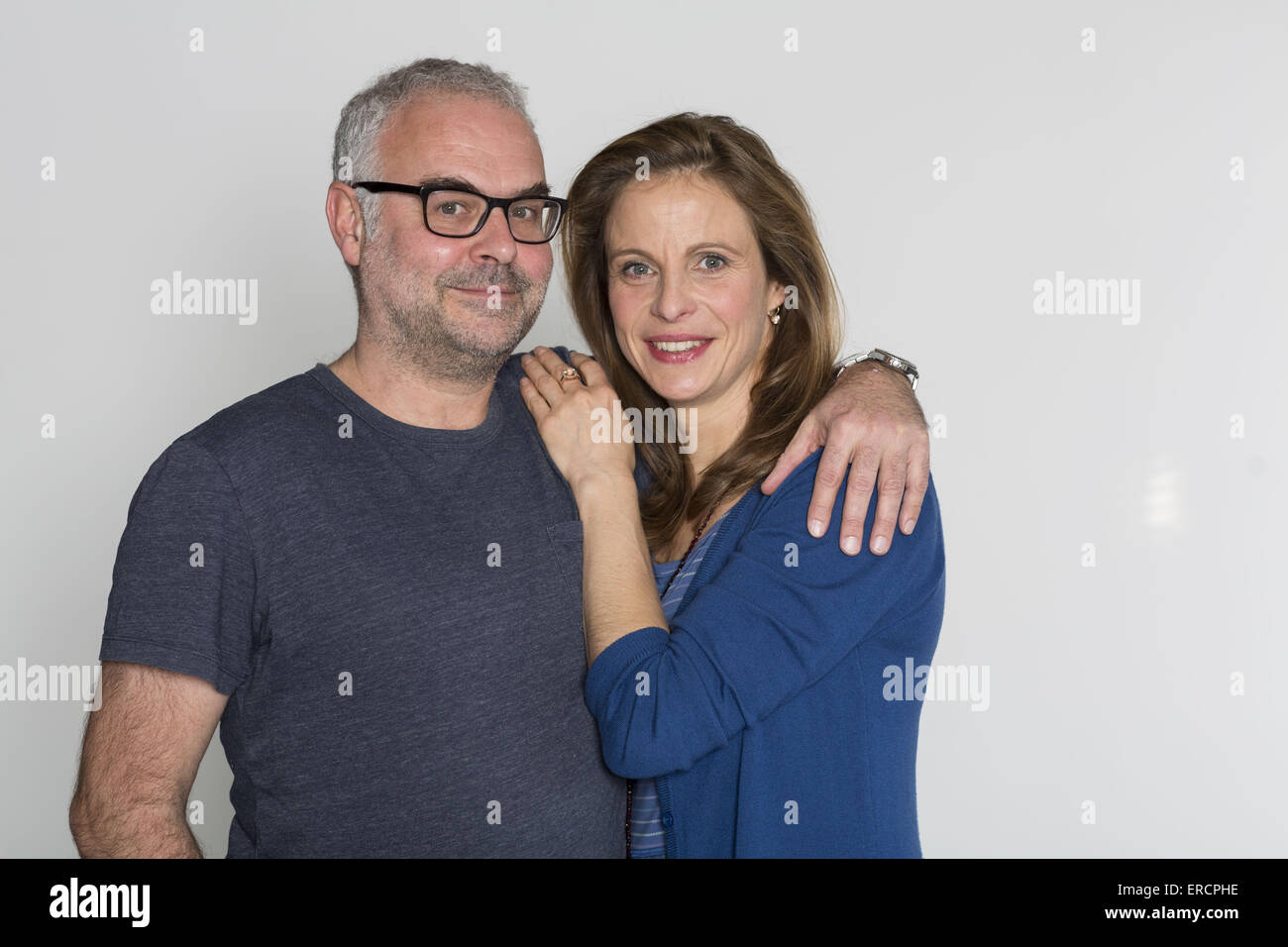 Actors promoting the new ARD series "Unter Gaunern" at Lichtwerk ...