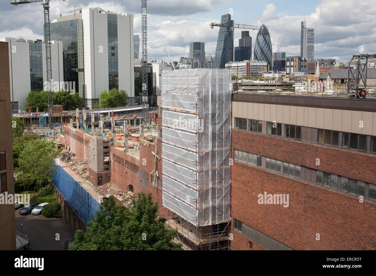 The London Dock construction site Stock Photo - Alamy