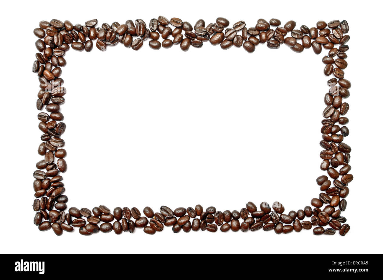 Frame made out of coffee beans Stock Photo - Alamy