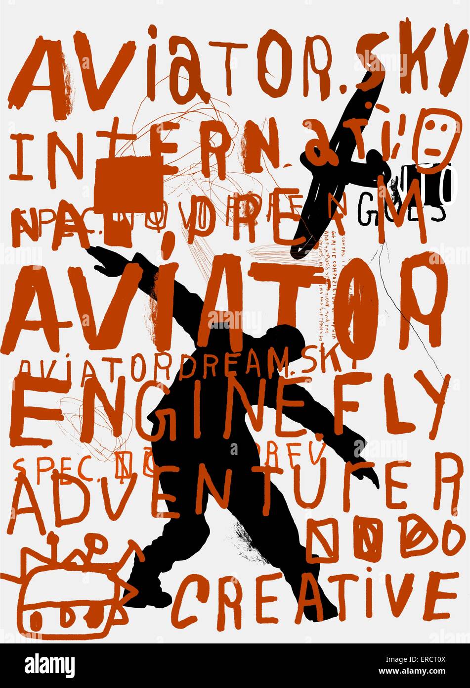 Aircraft graffiti Stock Vector Images - Alamy