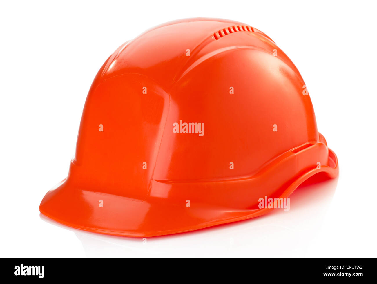 construction helmet isolated on white background Stock Photo - Alamy