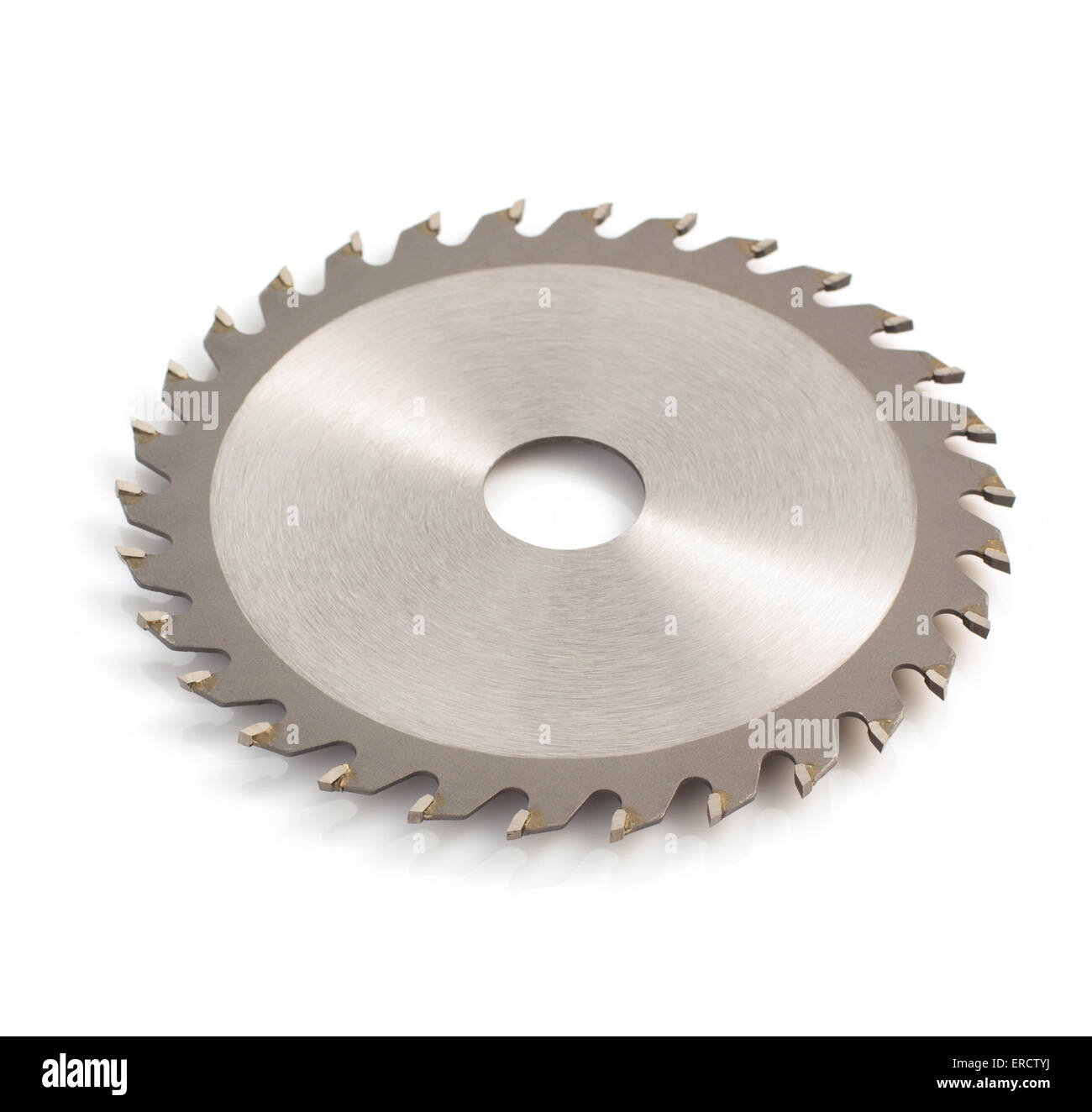 circular saw blade isolated on white background Stock Photo - Alamy