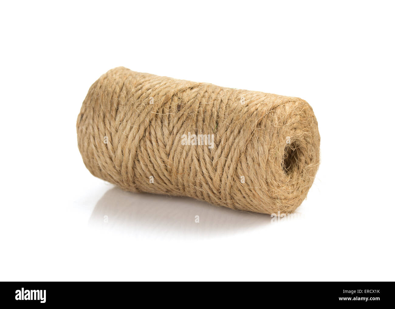 roll of twine cord and thread isolated on white background Stock Photo ...