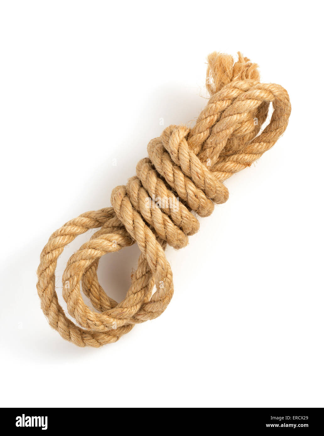 ship rope isolated on white background Stock Photo - Alamy