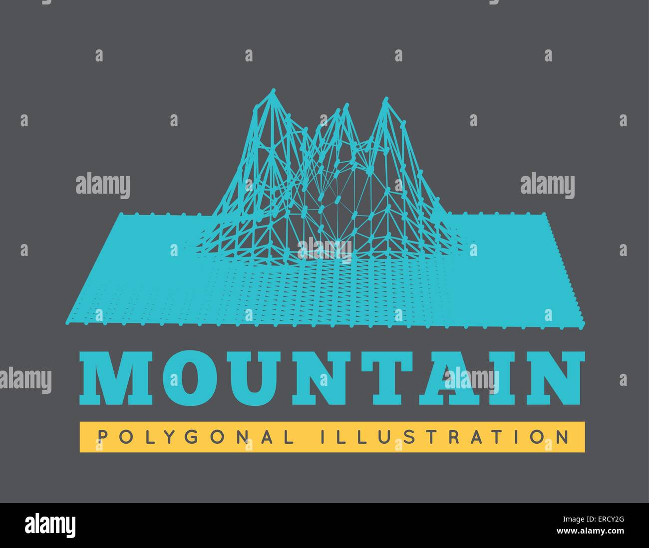 Abstract landscape of polygons hi-res stock photography and images - Alamy